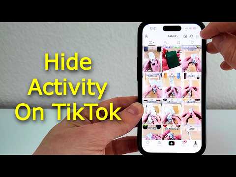 How to Hide Activity Status on TikTok