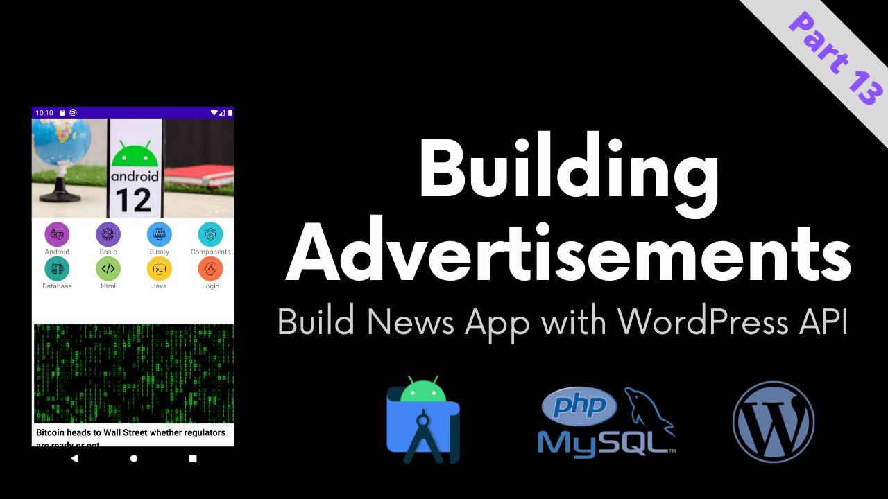 [Part 13] Creating Advertisements - Build News App with WordPress API ...