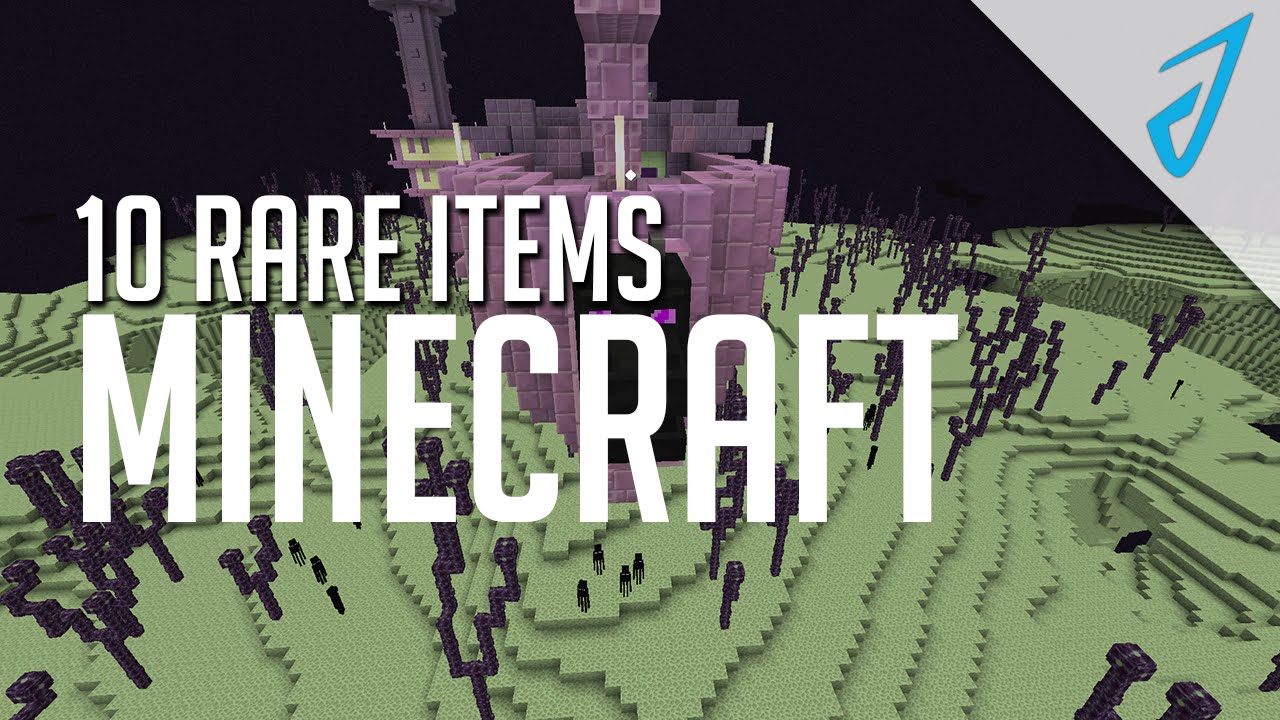 10 RAREST ITEMS IN MINECRAFT! (MC TOP TEN) | iJevin - YouTube