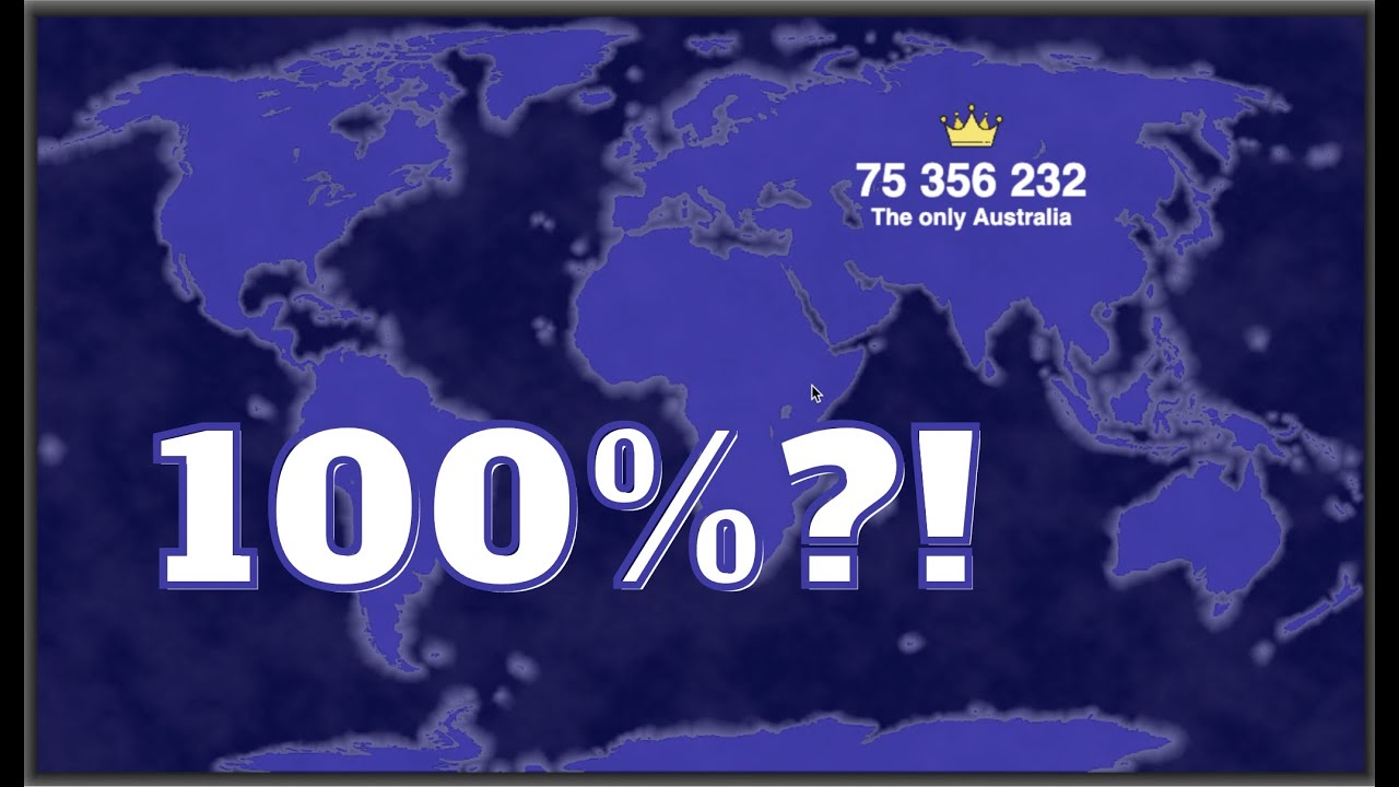 GETTING 100% ON WORLD MAP?! | Territorial.io - YouTube