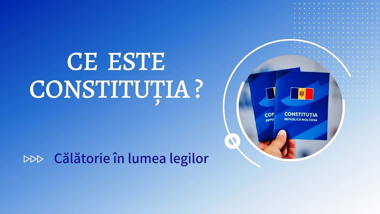 Constituția Republicii Moldova pentru copii - YouTube