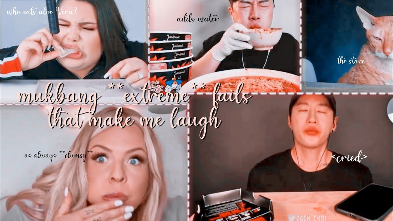 mukbang **extreme** fails ~mukbangers eat - YouTube