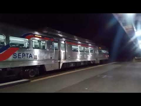 SEPTA Regional Rail Train 3549 Departing West Trenton, NJ - YouTube