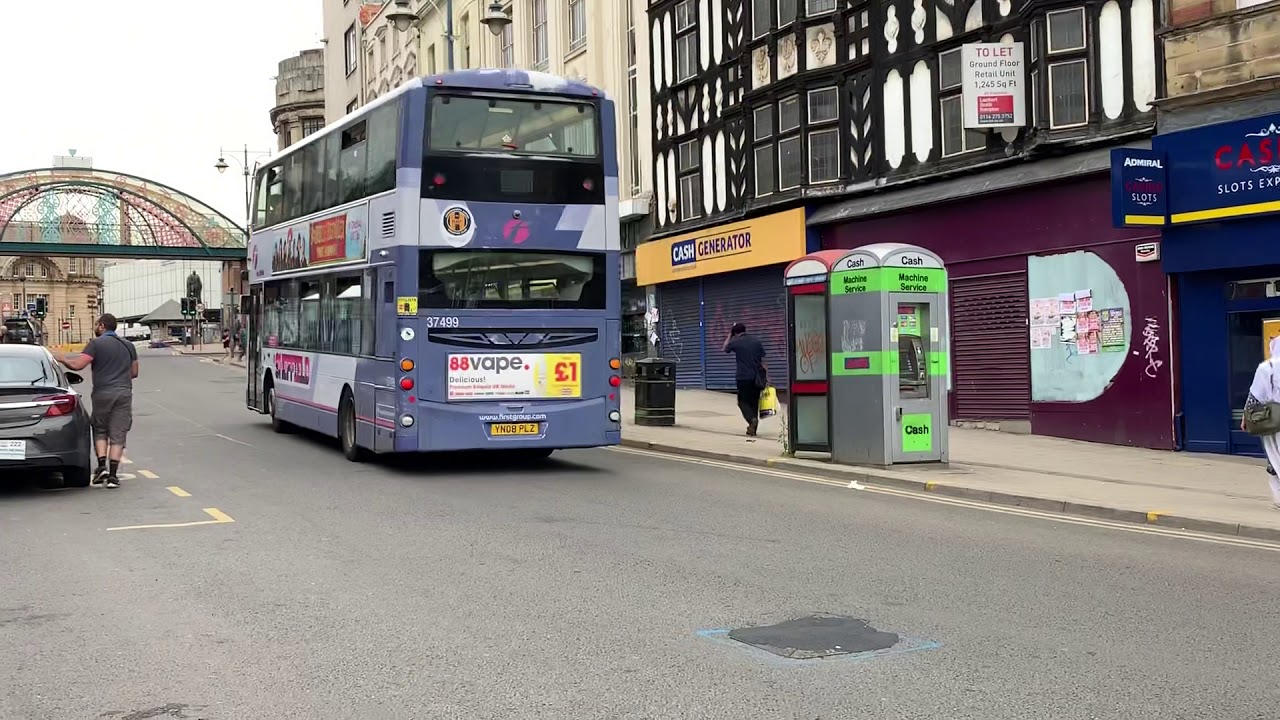 First Bus Sheffield X First Rotherham 37499 On 52a From Woodhouse To ...
