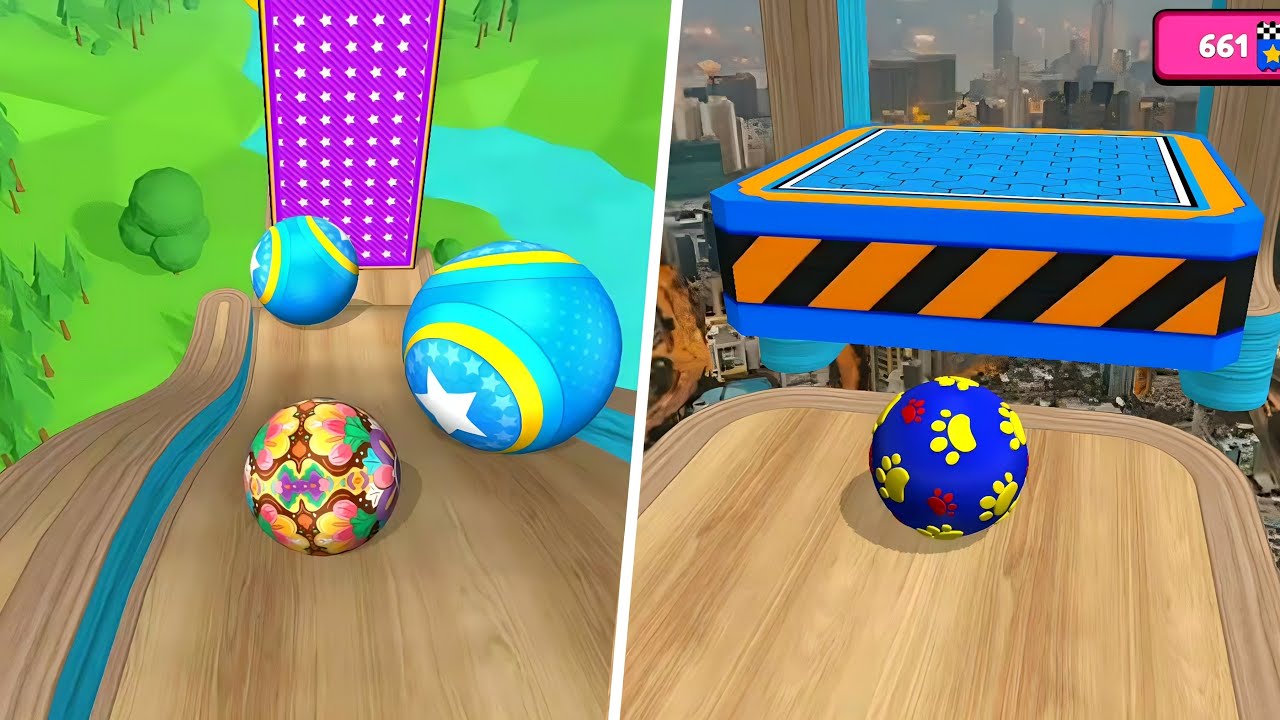 " GOING BALLS " - Ball Run Gameplay - Different Levels - So Many Ball ...