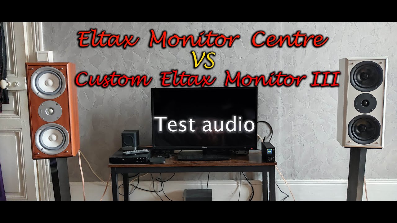 Eltax Monitor Centre VS Custom Eltax Monitor III. Test audio. - YouTube