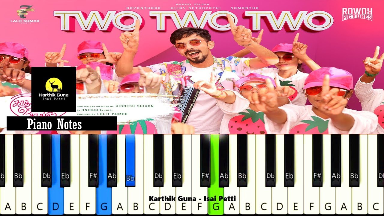 Two Two Two | Piano Notes | Anirudh | Isai Petti - YouTube