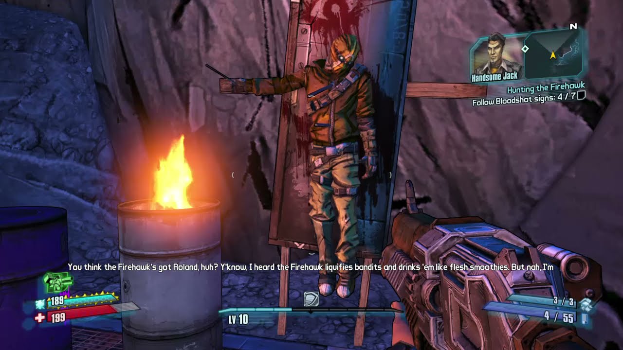 Borderlands 2: 12 - Hunting the Firehawk: Use Roland's safe ~ Follow ...