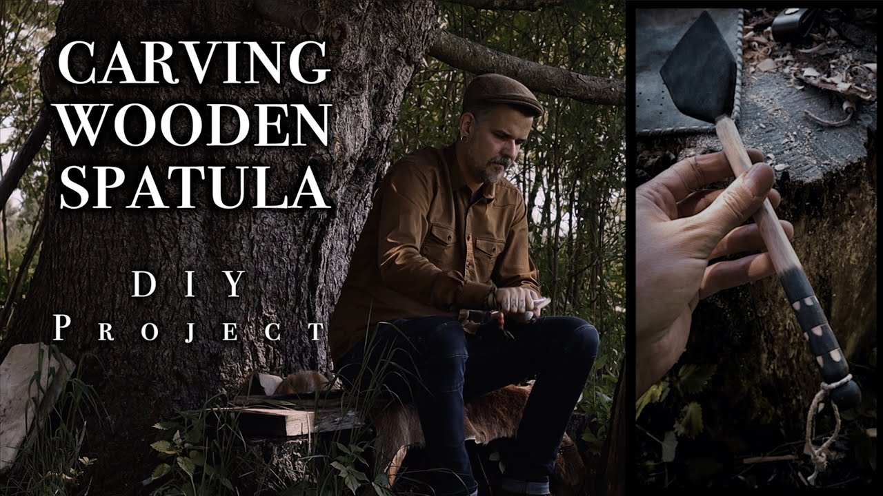 Carving Wooden Spatula - DIY Project - Quick and simple! - YouTube