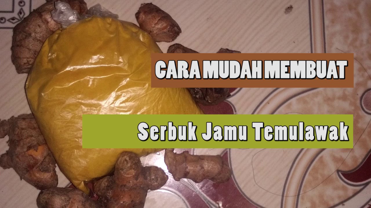 MEMBUAT SERBUK TEMULAWAK ITU MUDAH || Tutor Sederhana - YouTube
