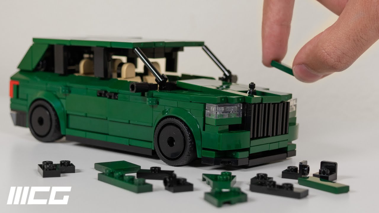 Building a lego Rolls-Royce Cullinan, Speed Champions style - YouTube