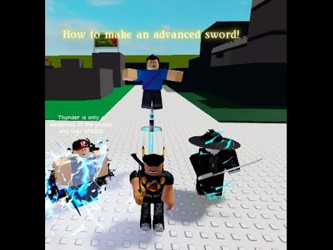 How to make a good Sword in roblox studio! - YouTube