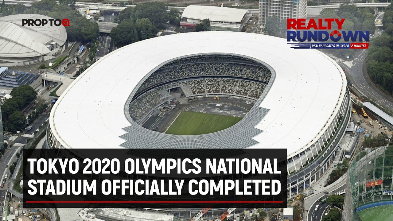 Tokyo 2020 Olympics National Stadium officially completed - YouTube