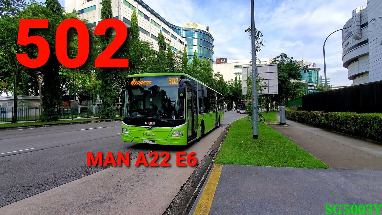 SBST Bus Services Express 502 [MAN NL323F A22 E6][Joyride] - YouTube