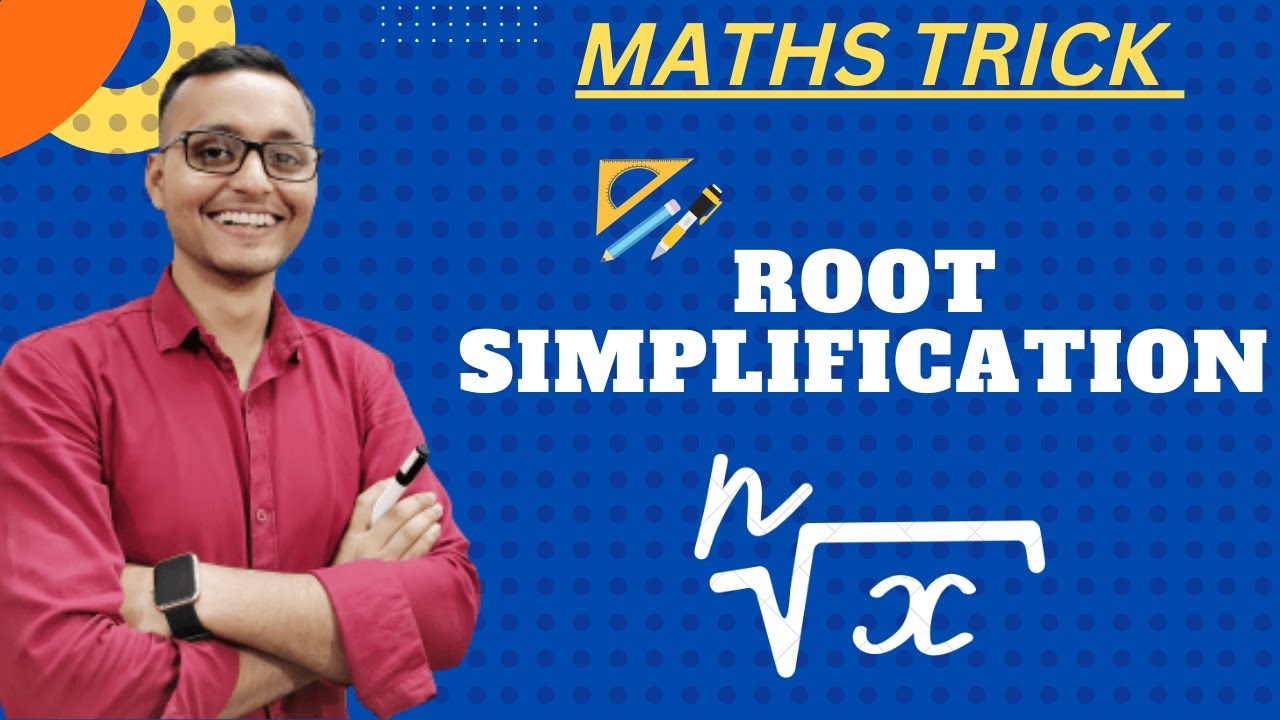 Root Simplification Maths Trick Mathstricks 2894