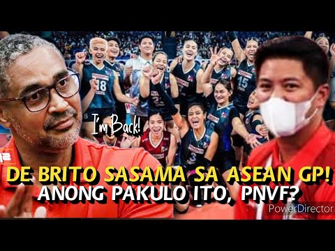 PNVF may PAKULO na naman? Coach De Brito may NEW assignment, as Coaching Staff? APG anong Latest?