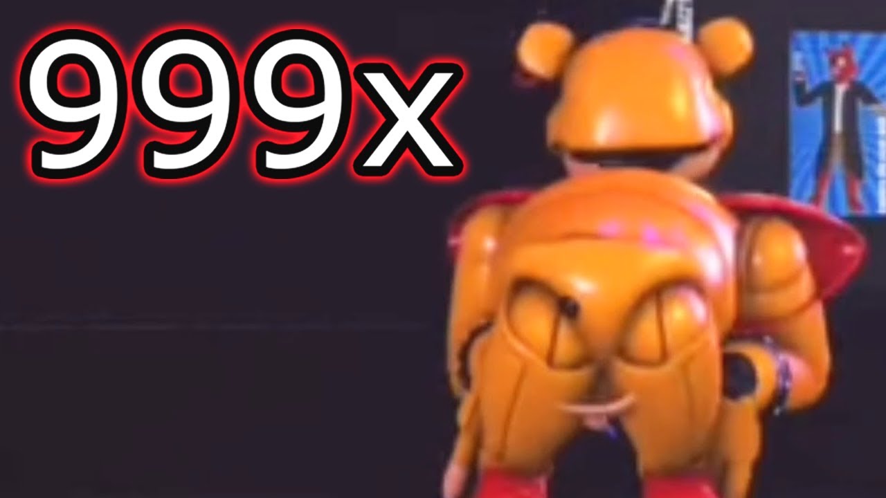 The animatronic characters here do get a bit quirky at night 999x speed ...