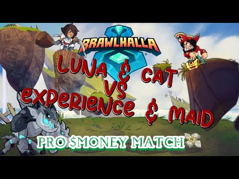 BRAWLHALLA MONEY MATCH: Luna & Snowy vs Experience & Cxti #brawlhalla ...