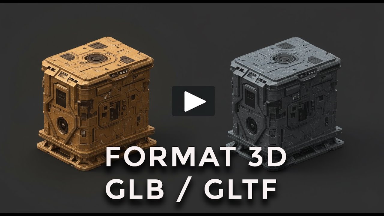 Pourquoi il faut utiliser les formats Glb / Gltf en 3D (Podcast FR ...