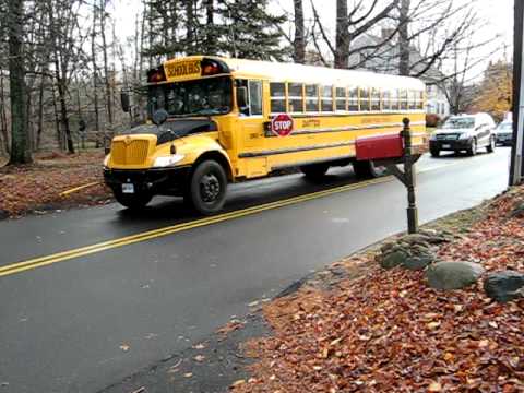 Owen's First Bus Ride to School - YouTube