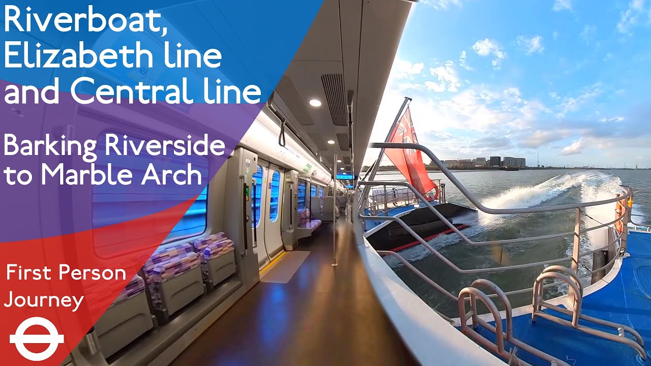 London Underground & Riverboat First Person Journey - Barking Riverside ...