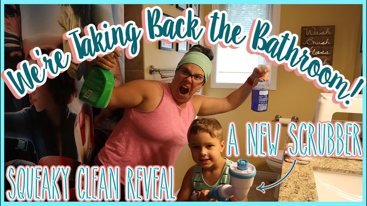 BOYS MESSY BATHROOM - Time for a much needed CLEANING ADVENTURE - YouTube