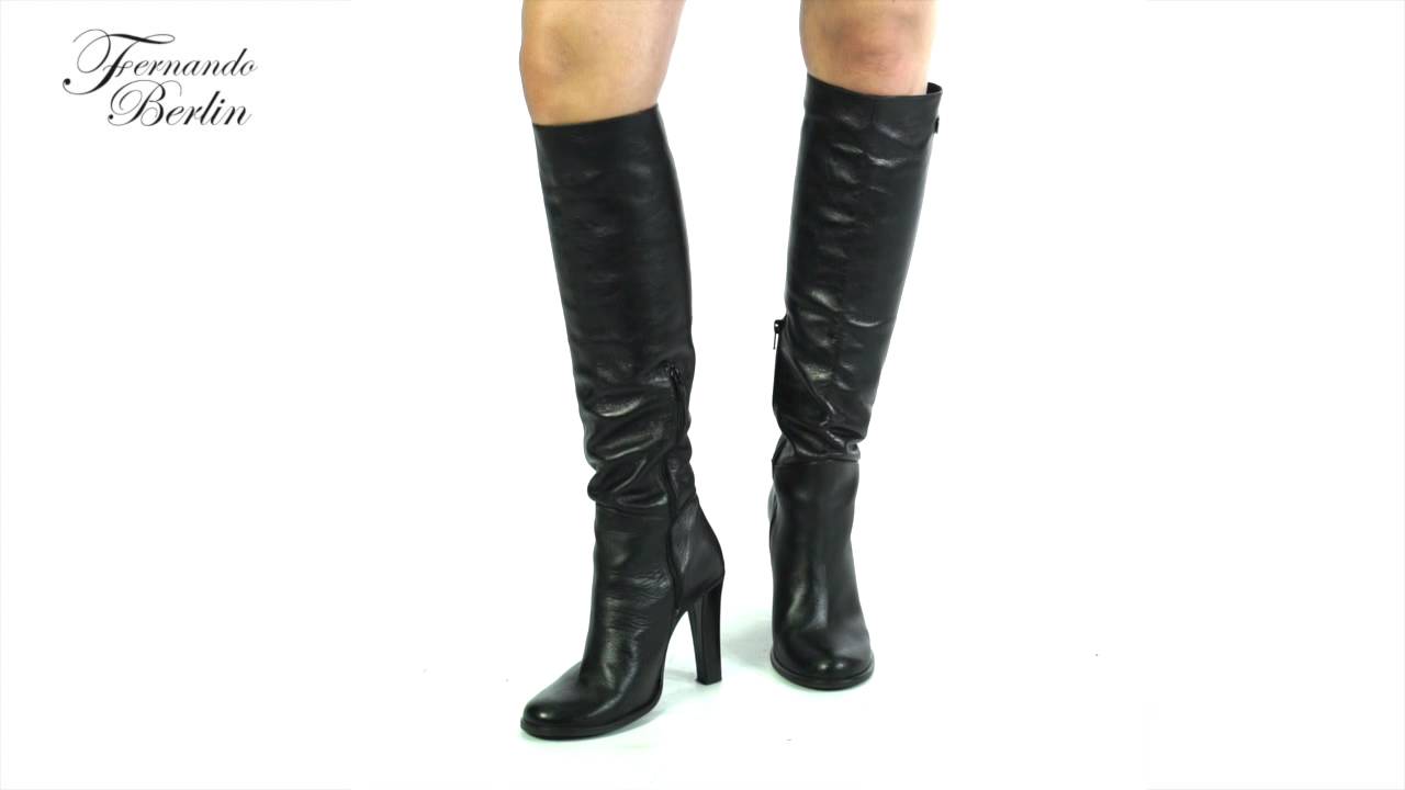 Knee High Boots Model 302 - style suggestions - YouTube