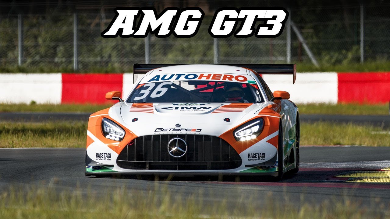 2021 Mercedes AMG GT3 evo "DTM" spec | flybys & downshifts - YouTube