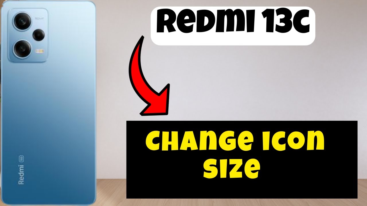Change icon size Redmi 13c || How to change icon size || ICON size and ...
