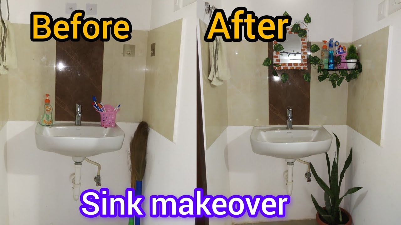 Sink makeover ideas simple and easy way to change our sink area look 💫 ...