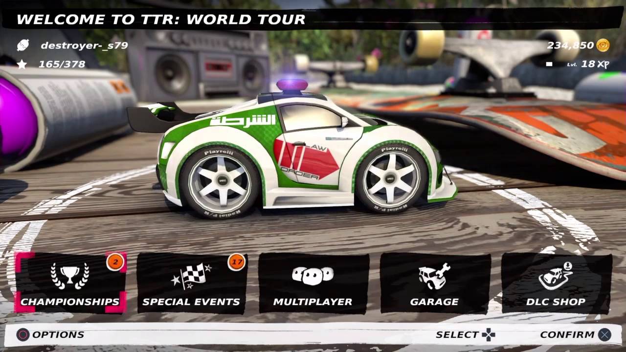 Table Top Racing World Tour OST - Hands Up (TTR World Tour Game Edit ...