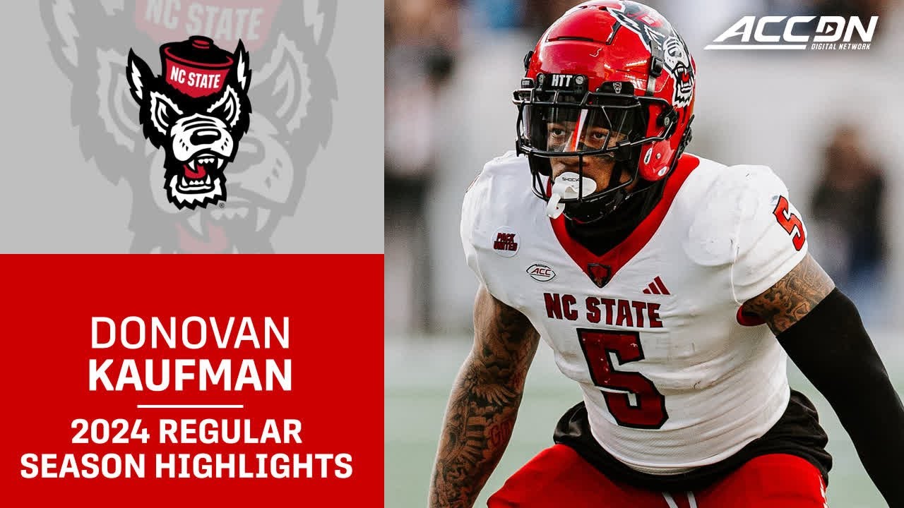 DK Kaufman 2024 Regular Season Highlights | NC State Defensive Back ...