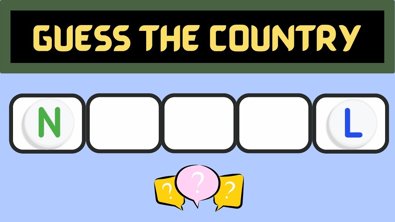 Can You Guess the COUNTRY by First and Last Letters in 10 Seconds? |Let ...