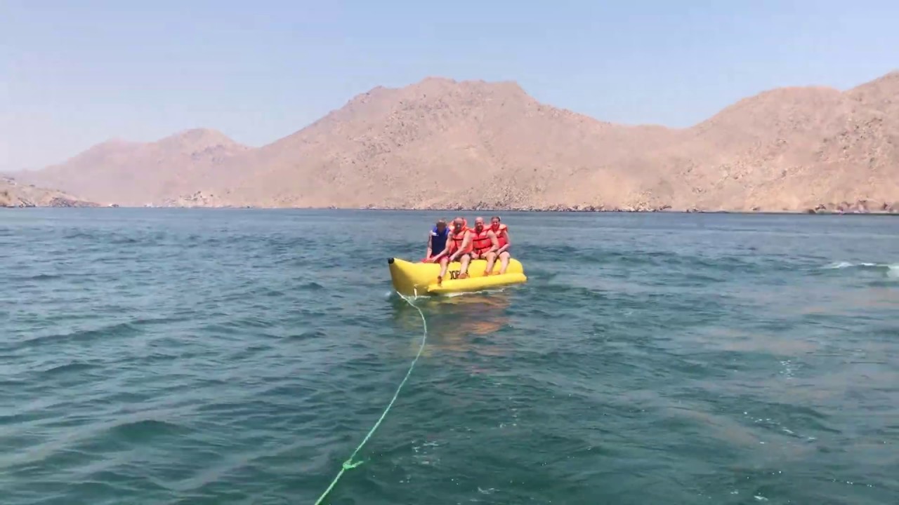 Banana Boat ride in oman musandam Dibba Tour by Saifco Travel and ...