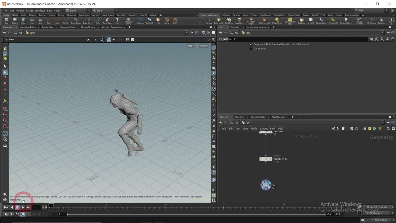Importing Alembic File Into Houdini For Simulation - YouTube