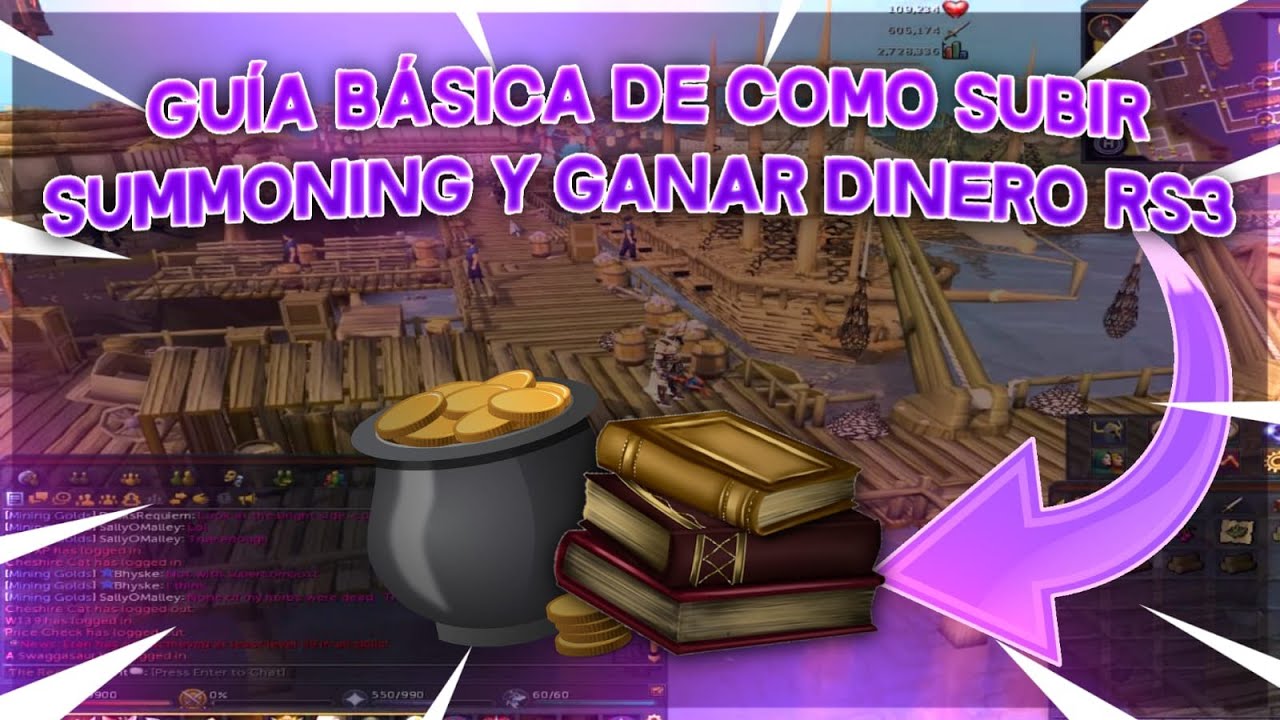 GUÍA BÁSICA DE COMO SUBIR SUMMONING Y GANAR DINERO RS3 - YouTube