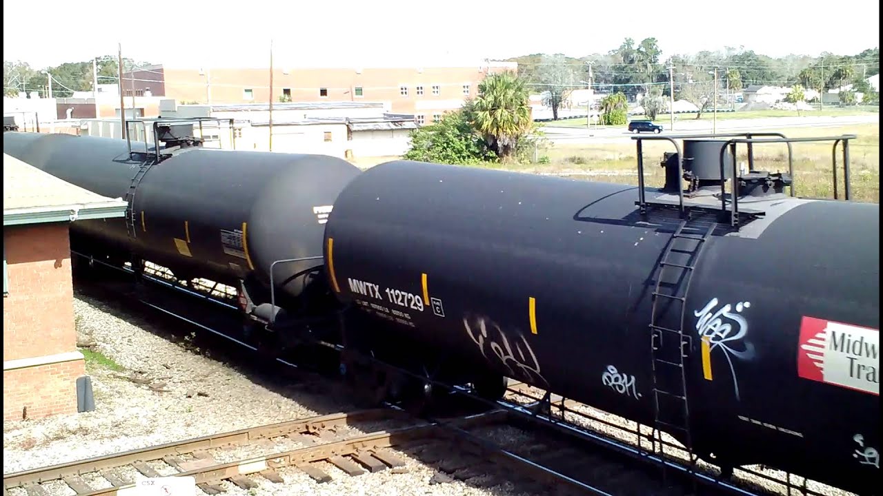 Ethanol Train bound for Tampa. - YouTube