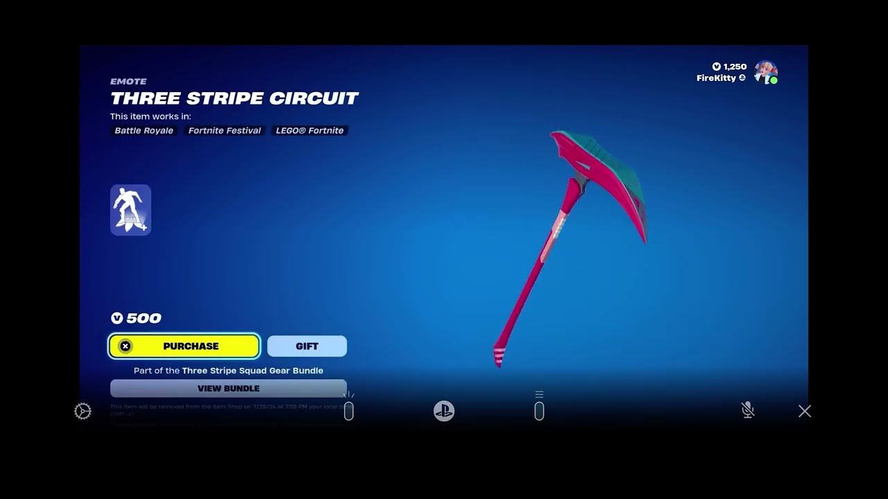 THREE STRIPE CIRCUIT (Emote)- Fortnite - YouTube