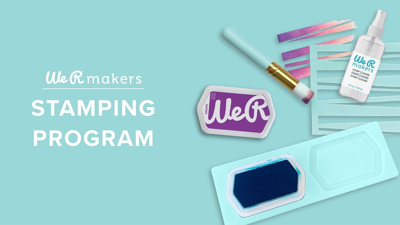 New Release: We R Makers Stamping Program - YouTube