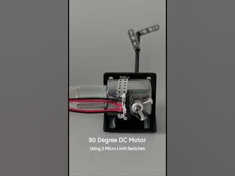 90 Degree DC Motor Using 2 Micro Limit Switches And Arduino Mega - YouTube
