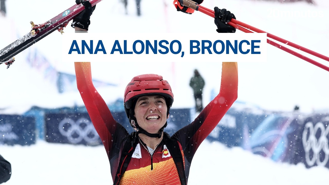 ANA ALONSO GANA el BRONCE en ESQUÍ DE MONTAÑA - YouTube