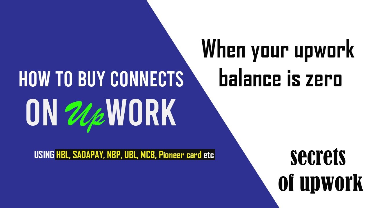 How to buy connects on Upwork when your Upwork balance is zero# Upwork per connects buy karain ...