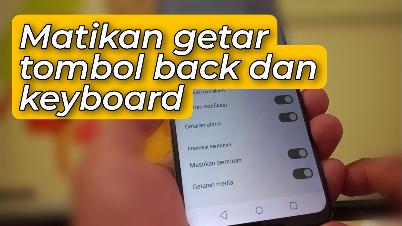 Cara Mematikan Getar Tombol Back & Keyboard di HP realme C51 Realme UI ...