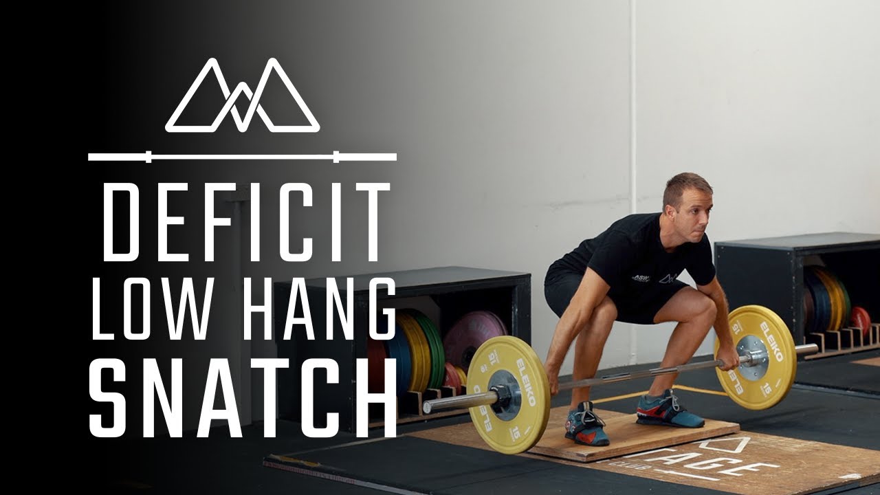 Deficit Low Hang Snatch | Olympic Weightlifting - YouTube