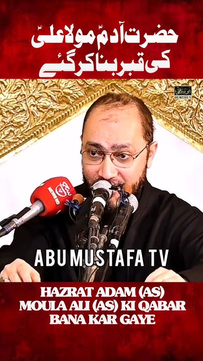 Hazrat Adam (as) Mola Ali (as) Ki Qabar Bana Kar Gaye || Allama Shahenshah Hussain Naqvi - YouTube