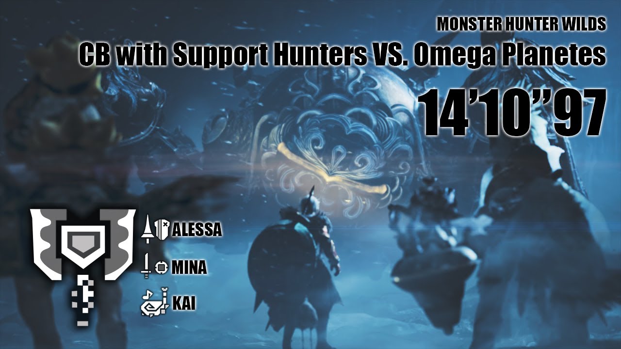 MHWilds CB Hunting with Support Hunters VS. Omega Planetes 14'10"97 ...