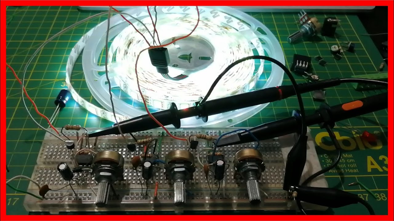 control luces led rgb - YouTube