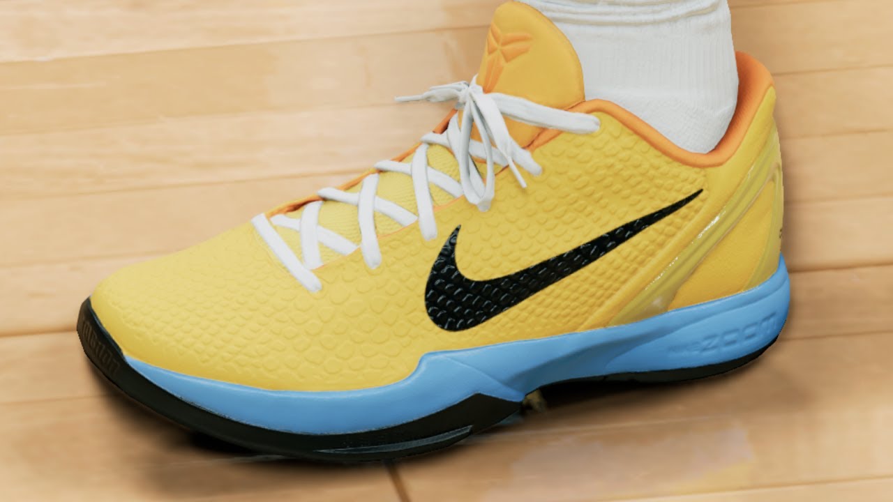 Nike Kobe 6 JA MORANT CUSTOM SHOE CREATOR NBA2K22 - YouTube