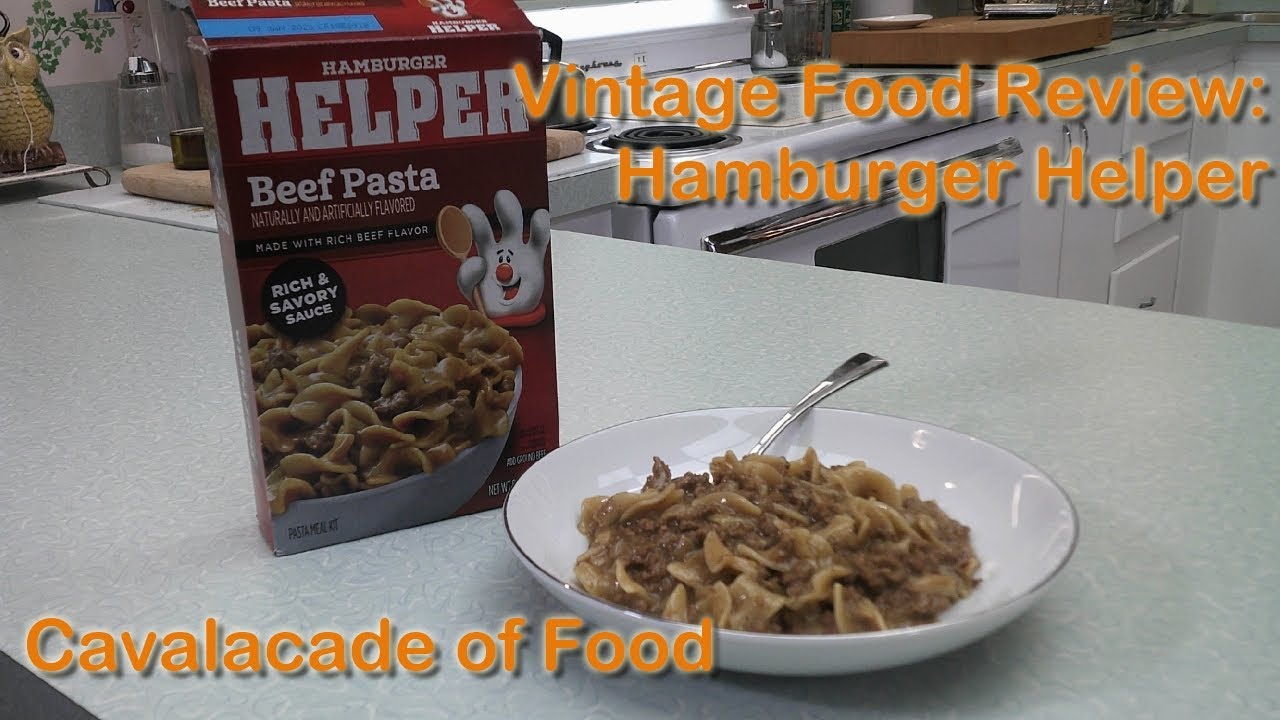 Vintage Food Review: Hamburger Helper - we try this 1970's classic ...