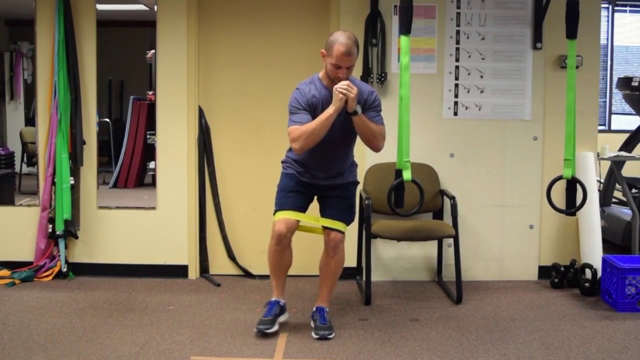 Lateral Toe Taps with Band - YouTube
